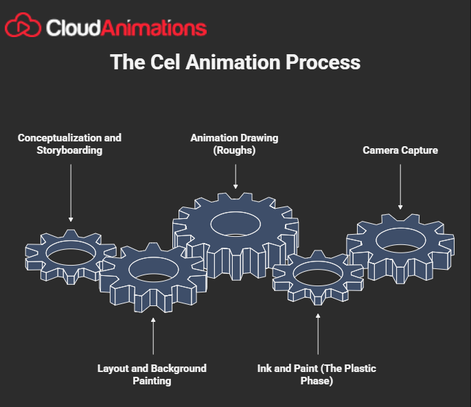 What is Cel Animation? History, Process, and Examples